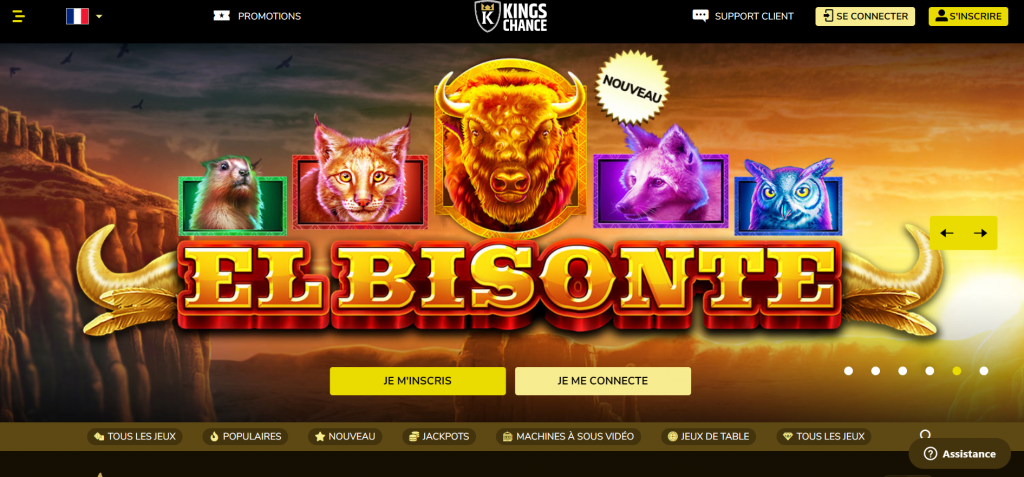 Kings Chance Casino Avis | Obtenez 10 000€ de BONUS