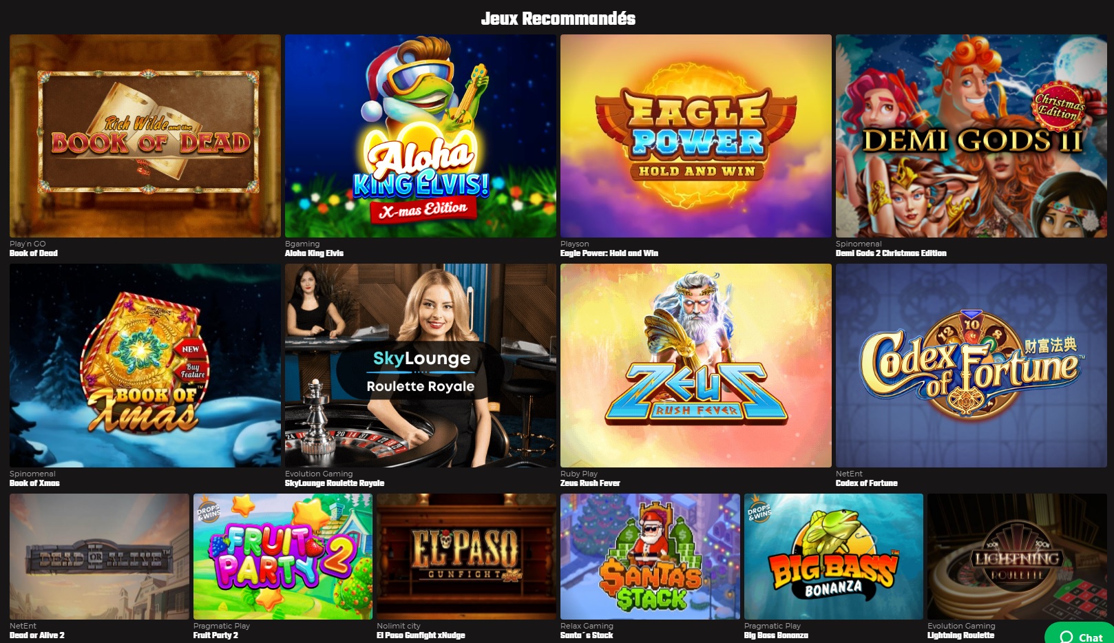 Fatboss Casino | Obtenez 425€ de BONUS en 2Min